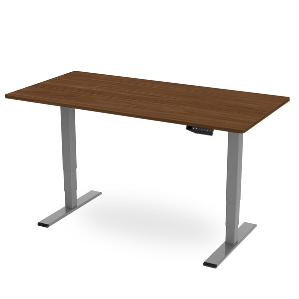 R800 Sit Stand Desk with Premium Dual Motor - Walnut Top – A1 Office ...